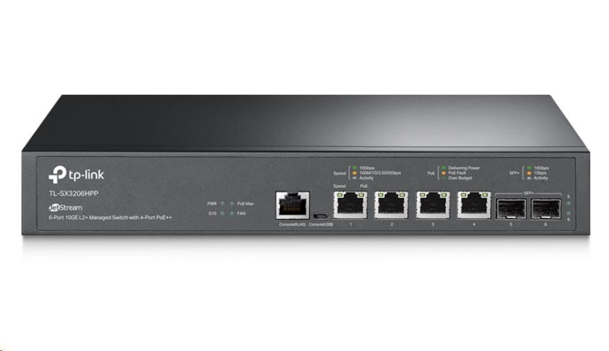 TP-Link OMADA JetStream preklopnik TL-SX3206HPP (4x10GbE, 2xSFP+, 4xPoE ...