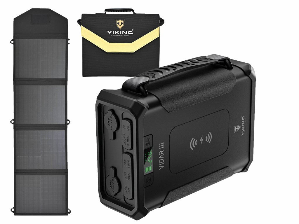 Viking VIDAR III power bank set i Viking L60 solarni panel ...