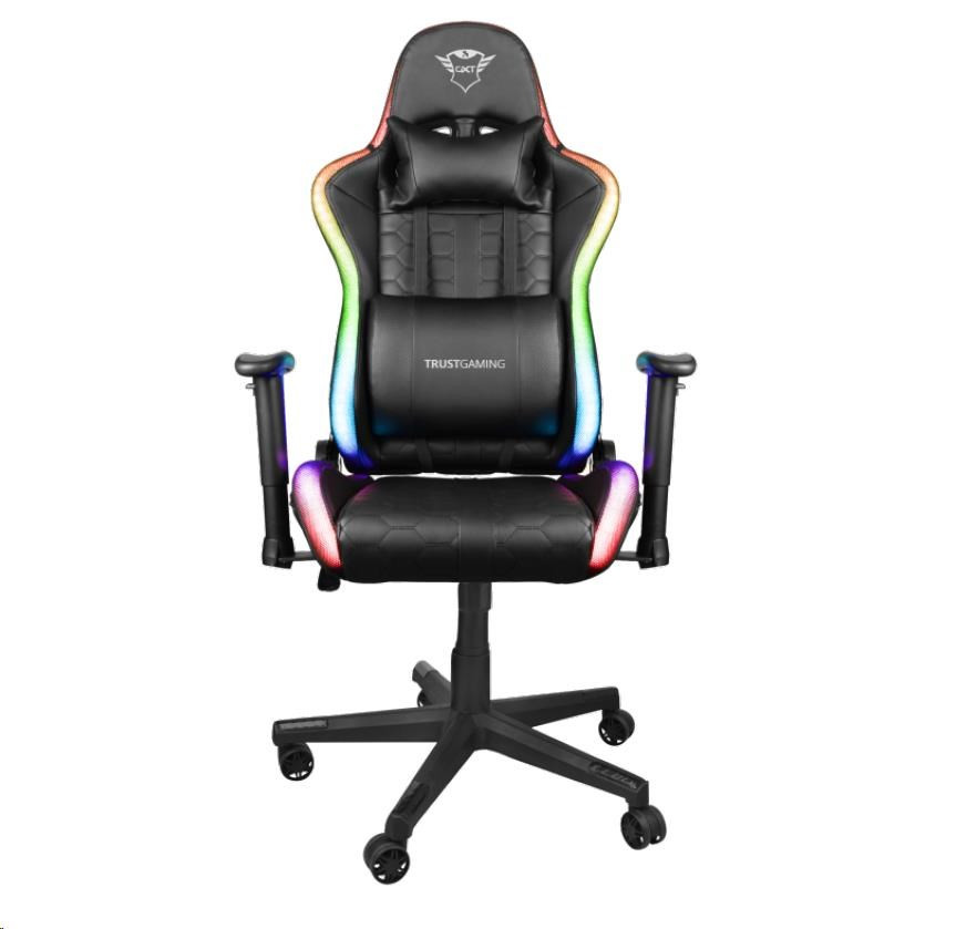 TRUST gaming stolica GXT 716 Rizza RGB LED Illuminated Gaming Chair ...